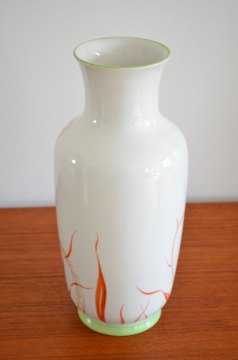 Art Nouveau Porcelain Vase from Heubach, 1920s for sale at Pamono