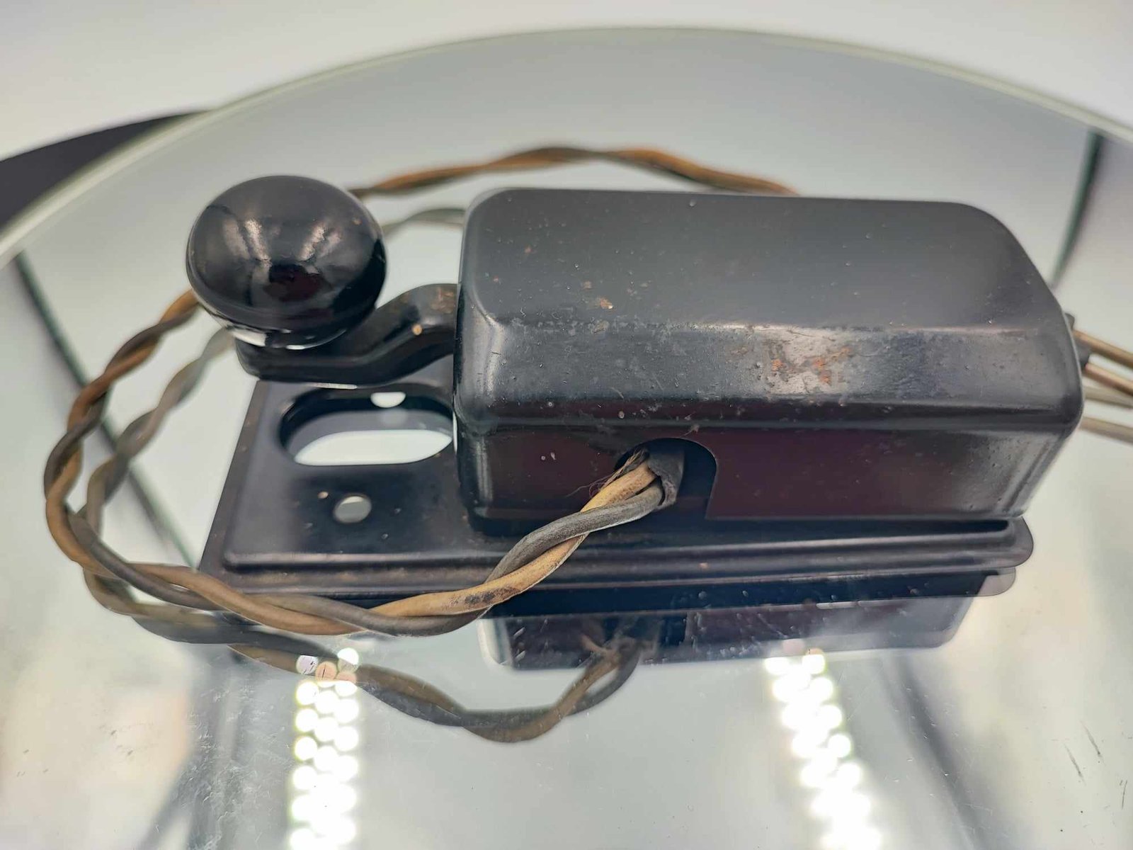 Art Deco Bakelite Key for Morse Code, 1940s for sale at Pamono