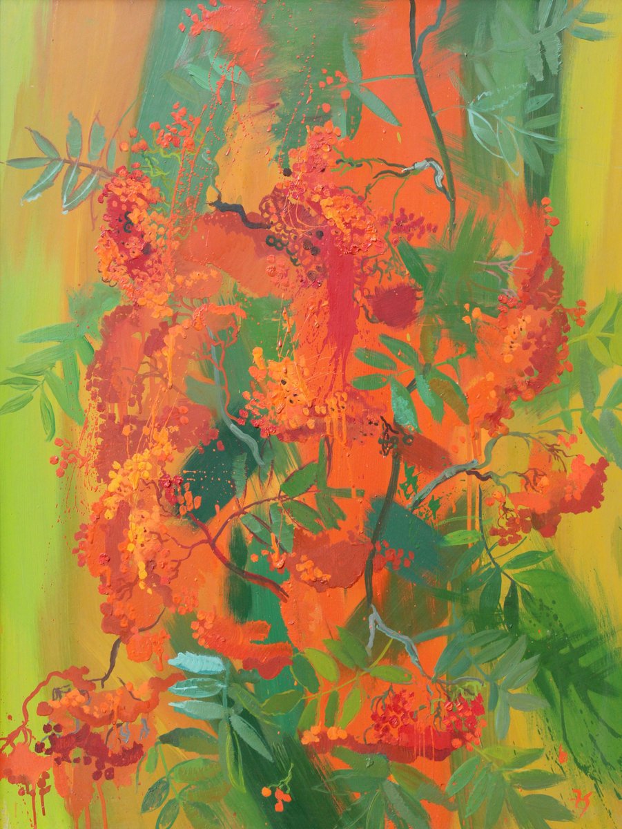 Zita Sudnika, Rowan, Oil on Cardboard for sale at Pamono