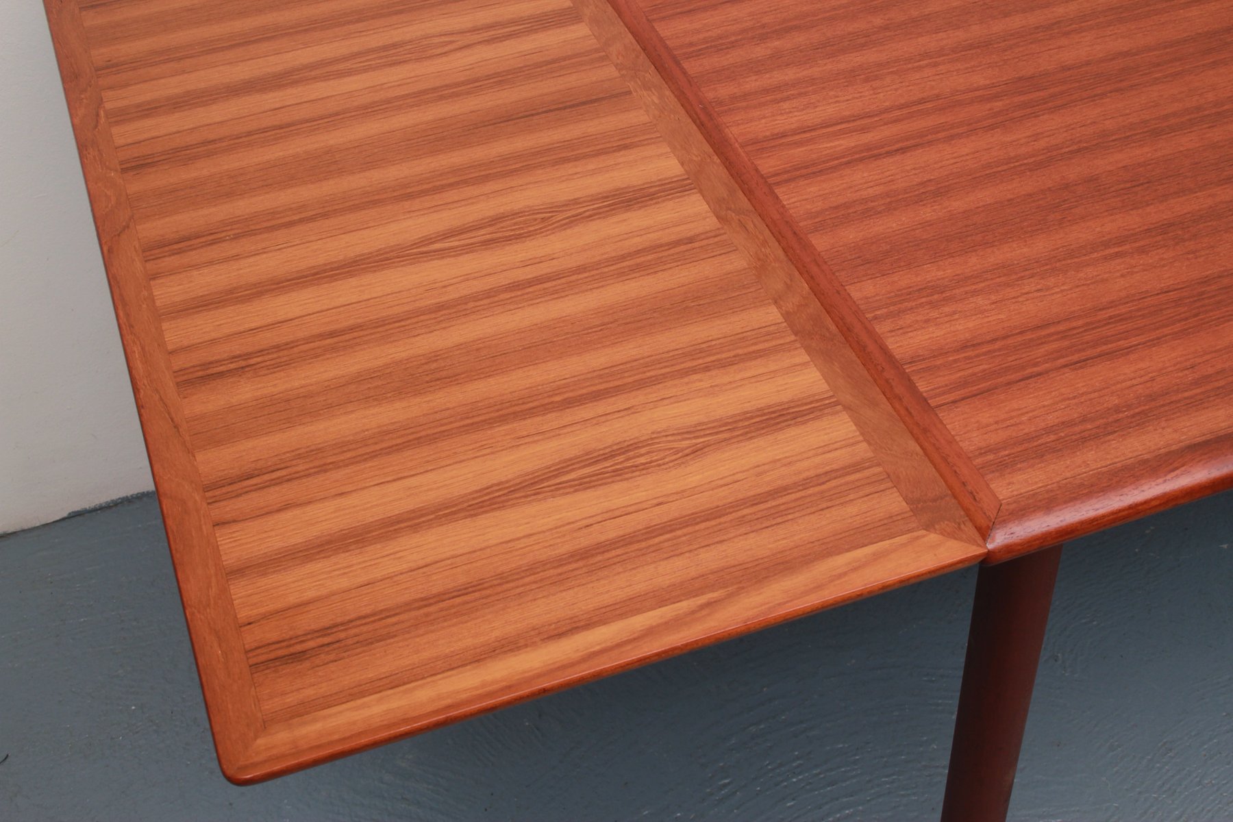 Vintage Extendable Square Dining Table in Teak from Sigh & Søns ...