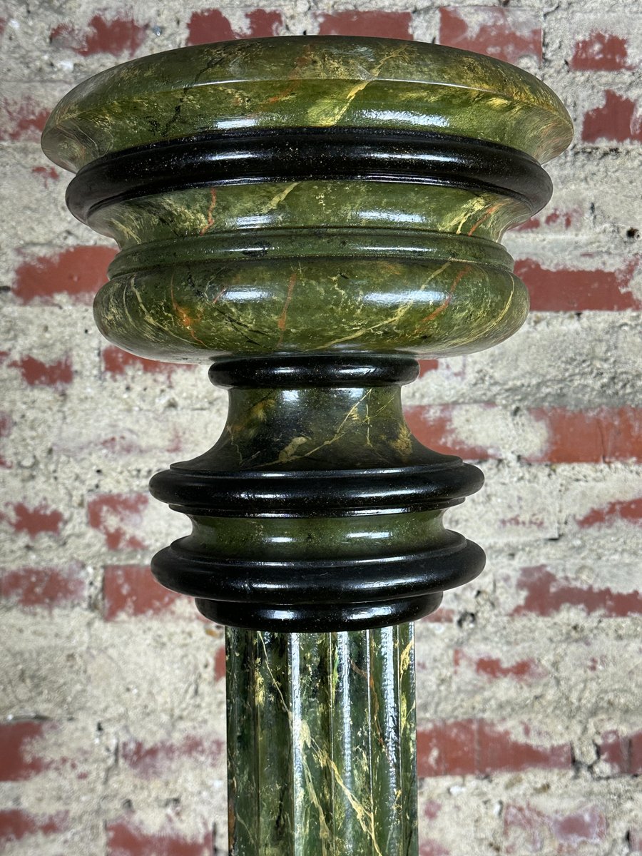 Louis XVI Style Carved Wooden Halogen Column Floor Lamp, 1970s for sale ...