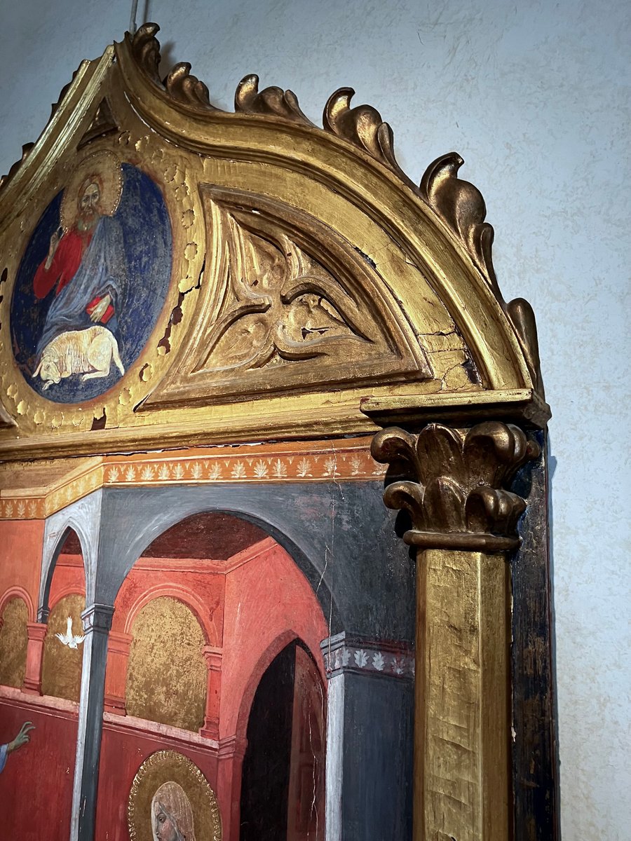 Italian Artist, Renaissance Style Annunciation, Tempera on Giltwood ...