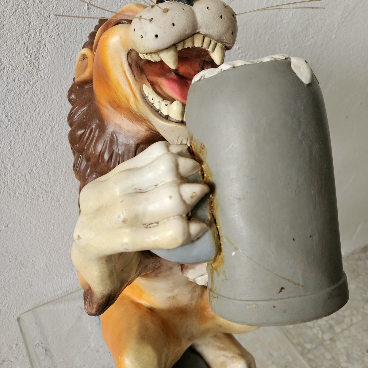 Vintage Advertising Figure of the Löwenbrauerei Munich, 1950s for sale ...