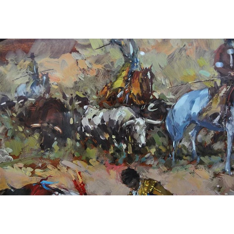 Navarro Sánchez, Bullfighting Dedicated to the Master Gastón, 1920s ...