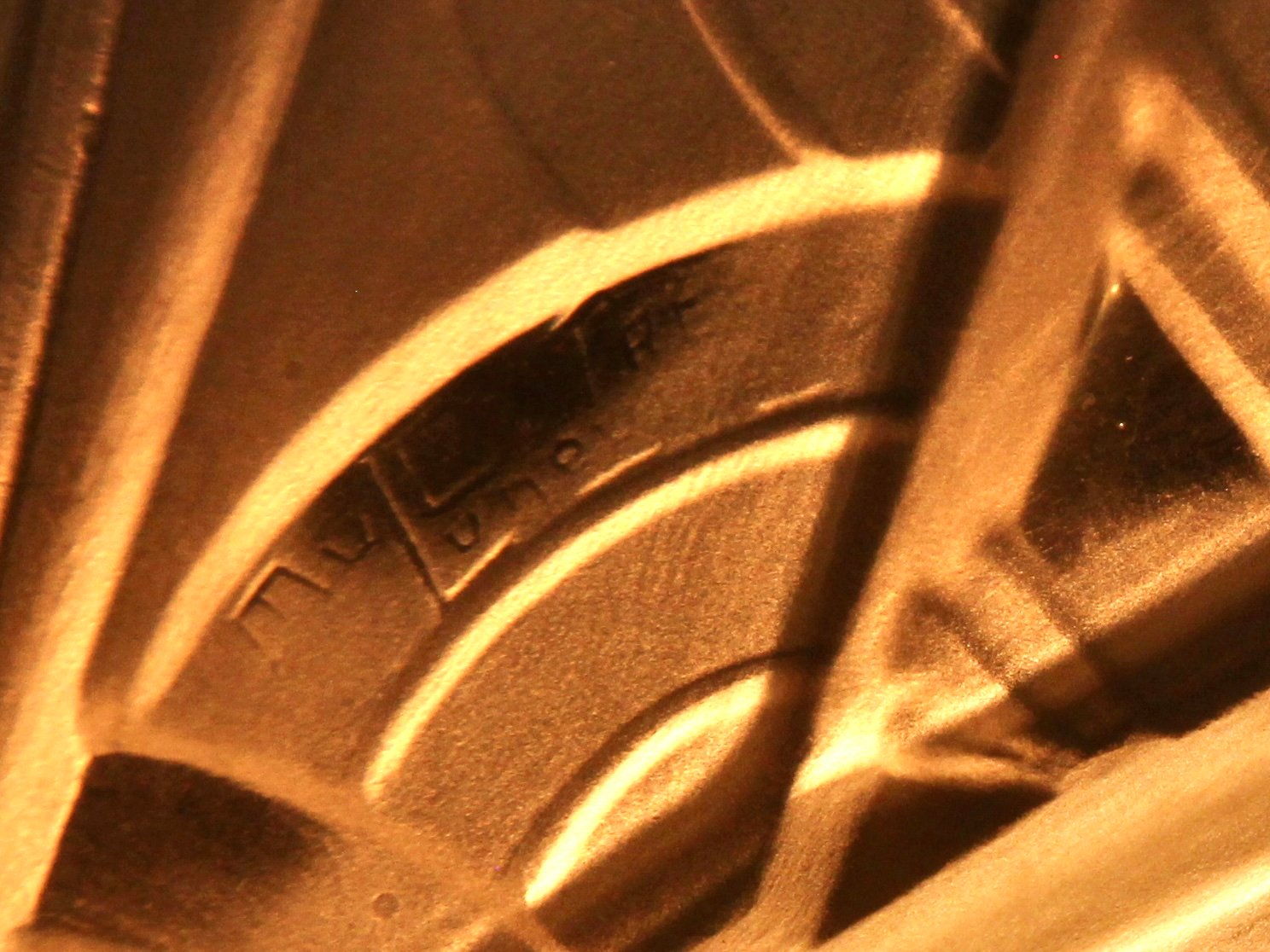 French Four-Arms Hanging Light by Muller Frères for Muller Frères ...