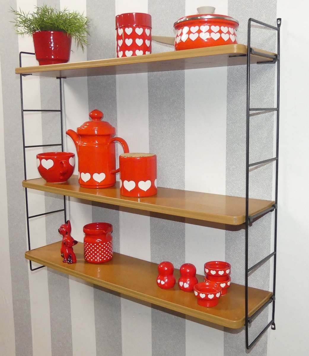 Vintage String Shelf, 1960s for sale at Pamono