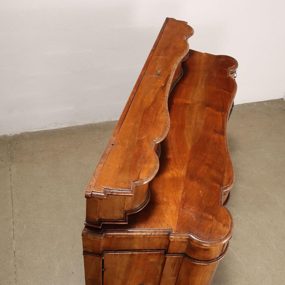 Antique Baroque Sideboard in Walnut for sale at Pamono