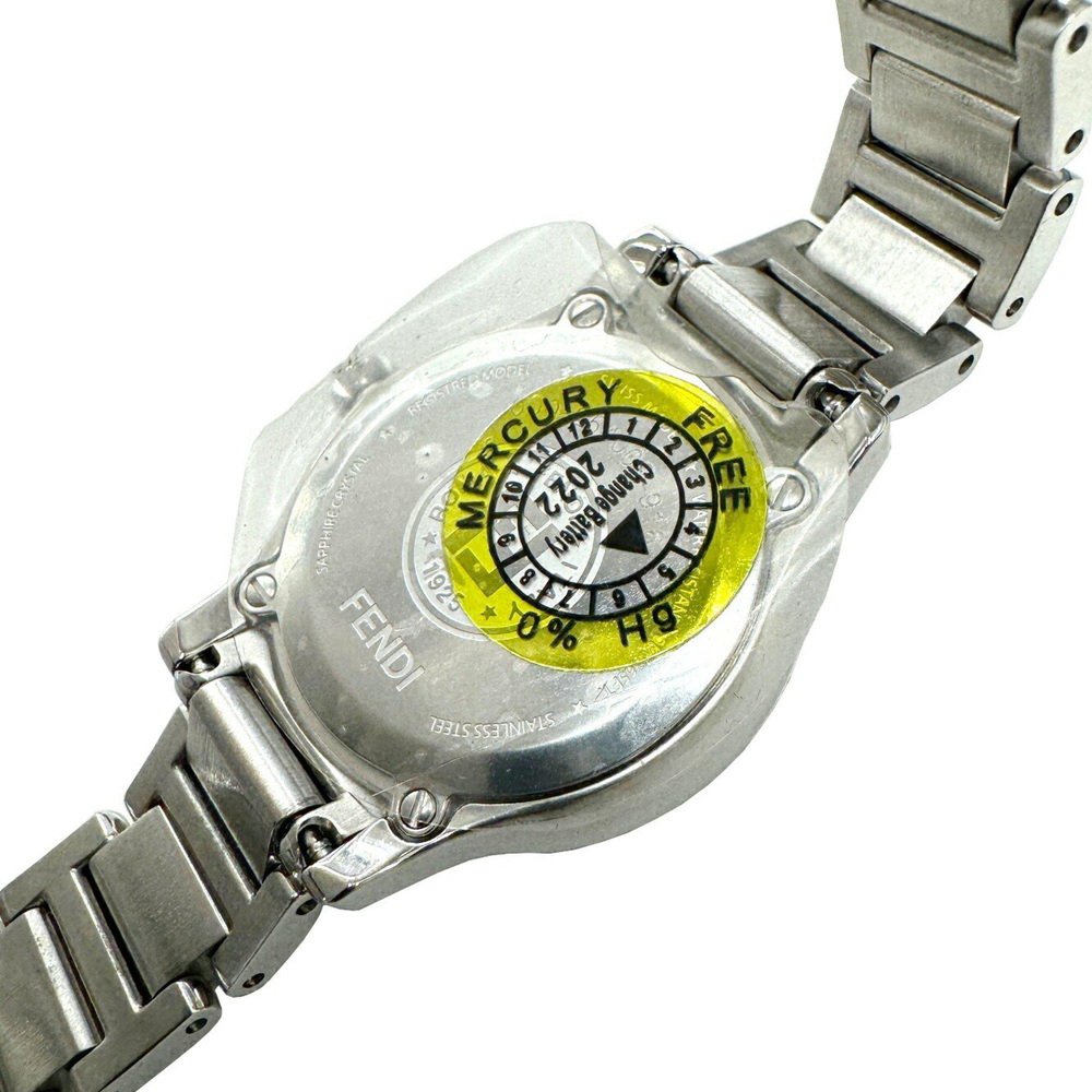 Stainless Steel Shell Dial Wristwatch from Fendi for sale at Pamono