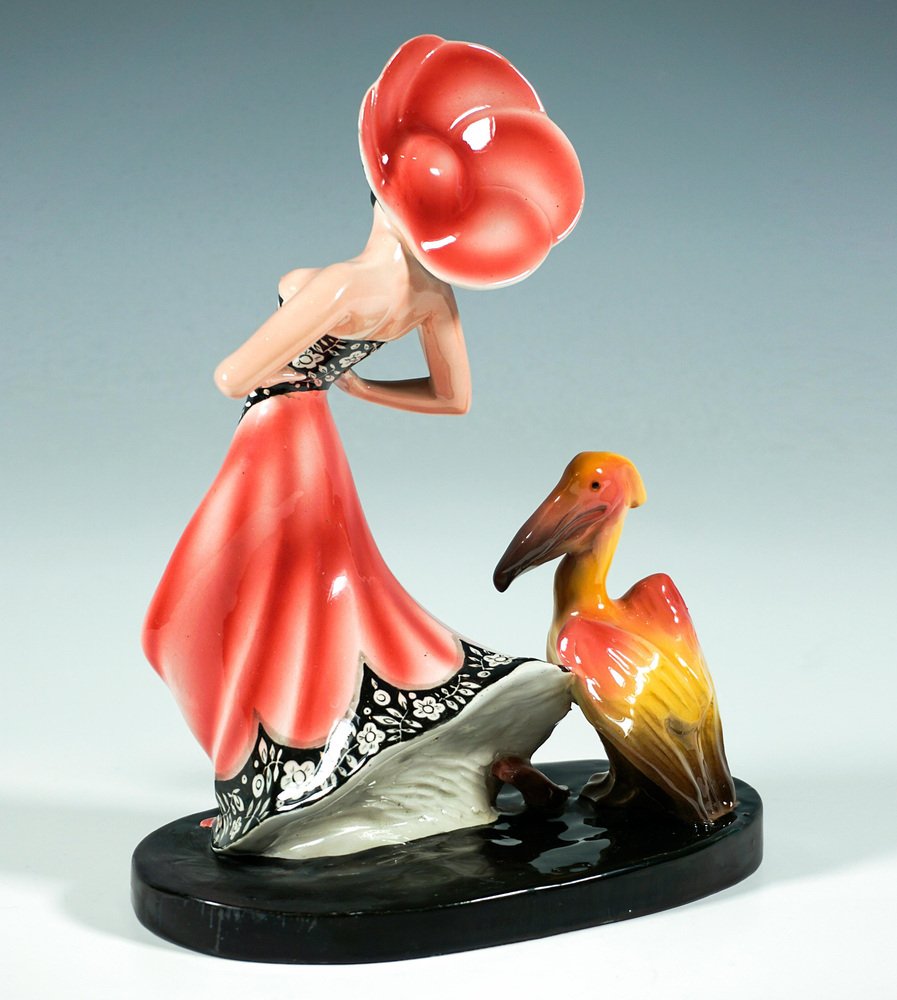 Viennese Art Deco Model by Marcell Goldscheider, 1930s for sale at Pamono