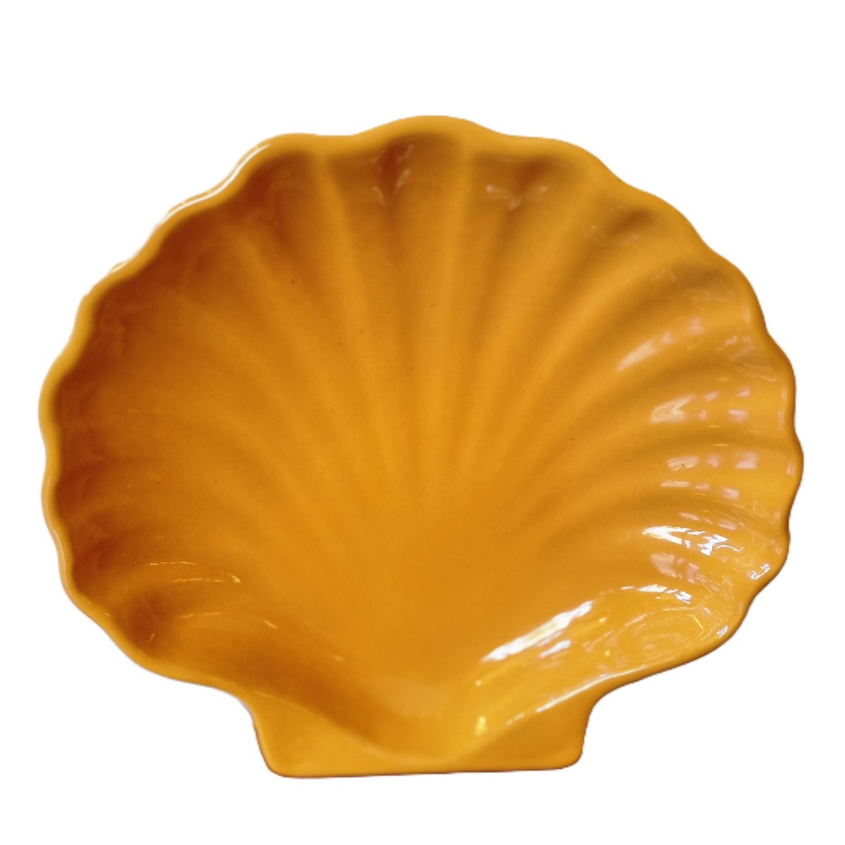 Ceramic Shell Shaped Plate by Emile Henry, 1970s for sale at Pamono