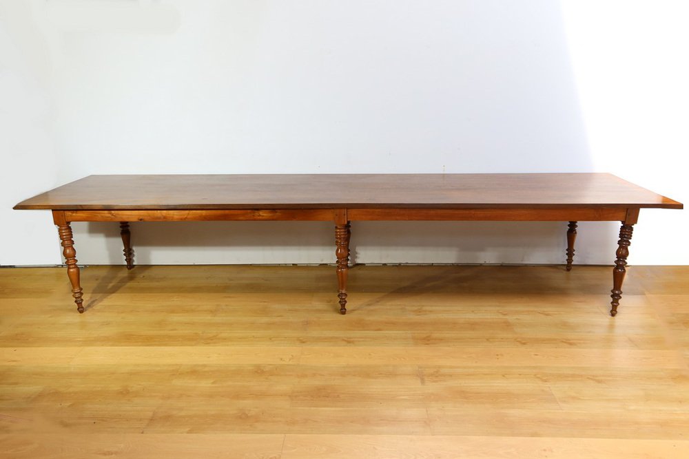 Late 19th Century Community Table in Oak and Walnut for sale at Pamono