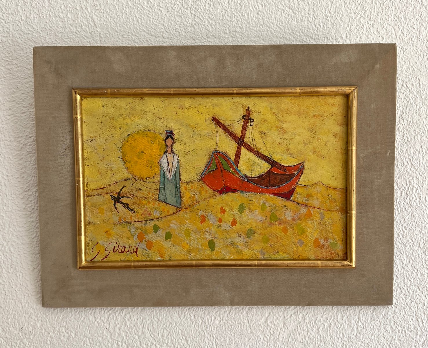 Georges Girard, Camargue, France, 1961, Oil on Canvas, Framed for sale ...