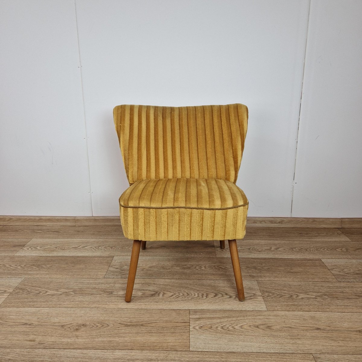 Mid-Century Yellow Cocktail Chair, Germany, 1960s for sale at Pamono