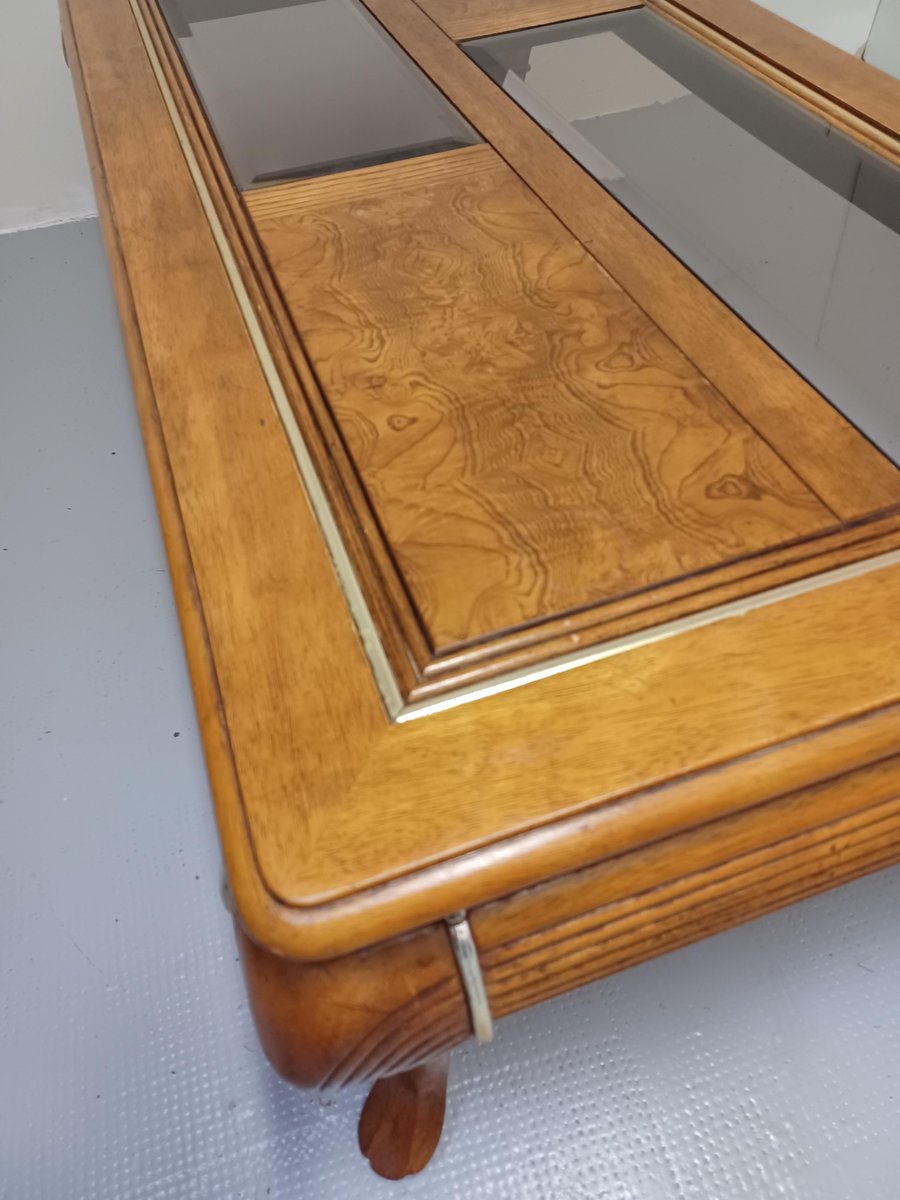 Large Vintage Coffee Table, 1980s for sale at Pamono