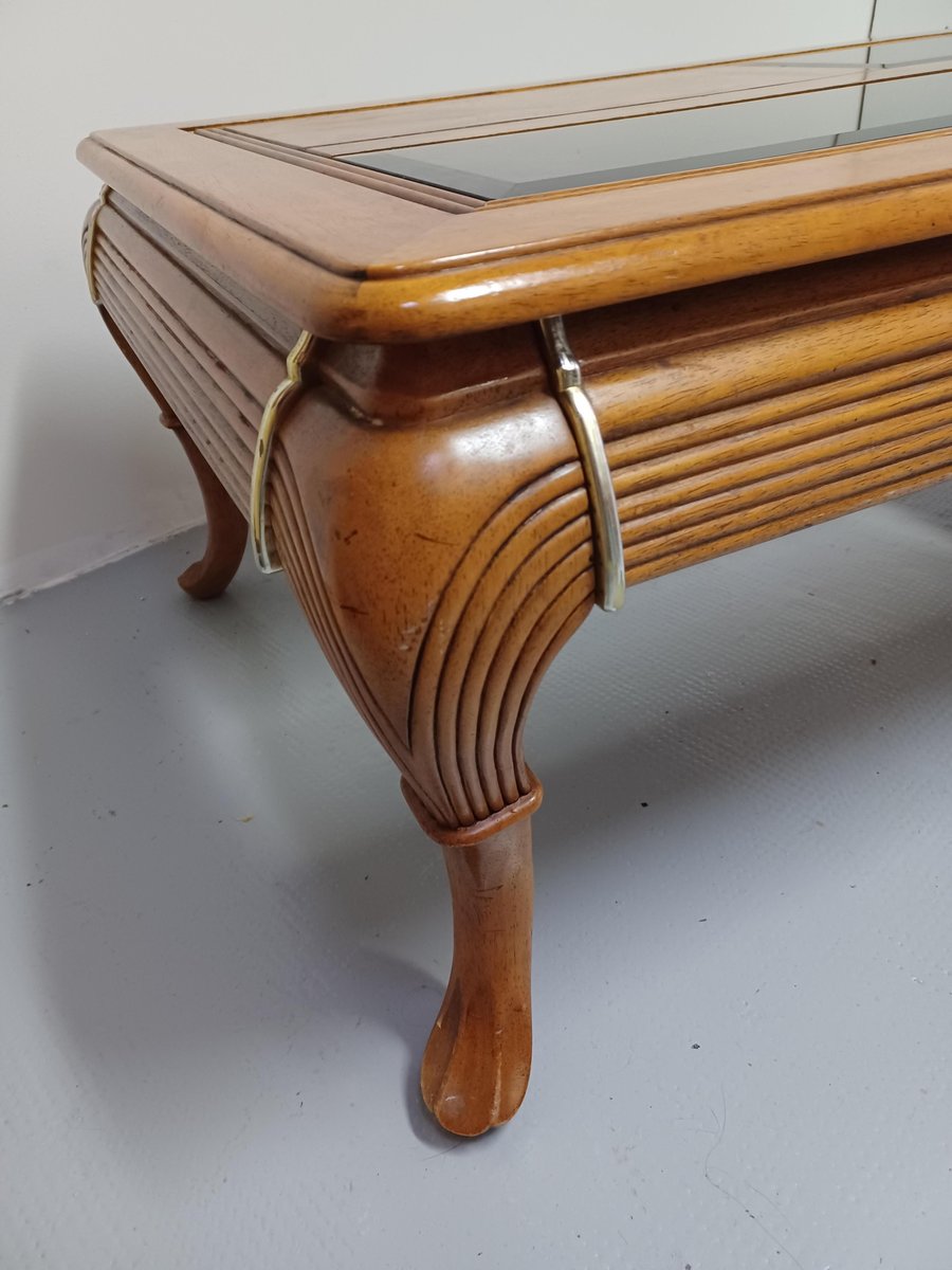 Large Vintage Coffee Table, 1980s for sale at Pamono