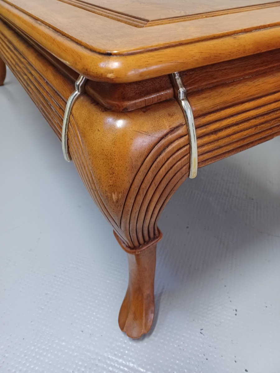 Large Vintage Coffee Table, 1980s for sale at Pamono