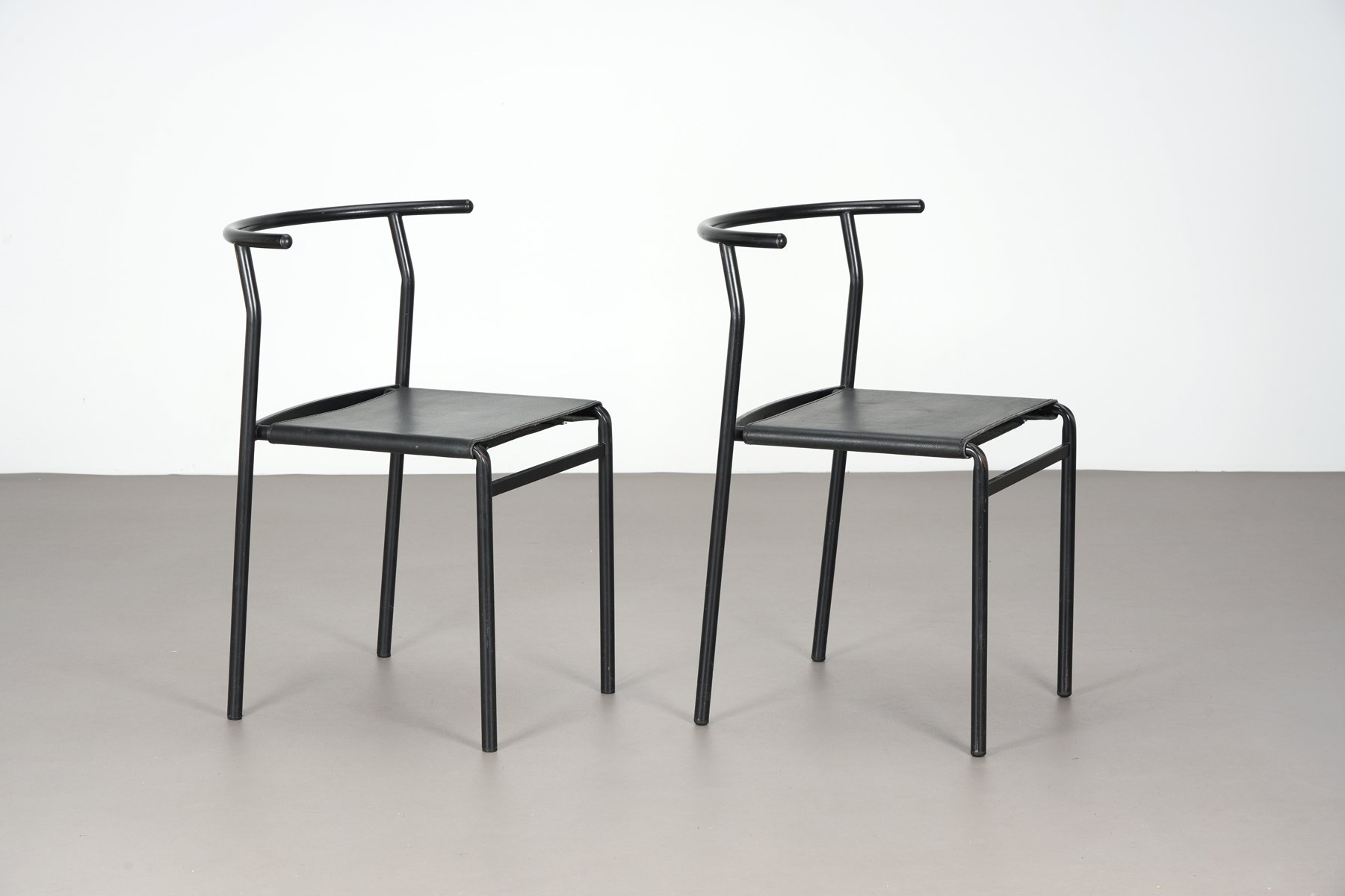 Stackable Café Chairs by Philippe Starck for Baleri, 1985, Set of 2 for ...