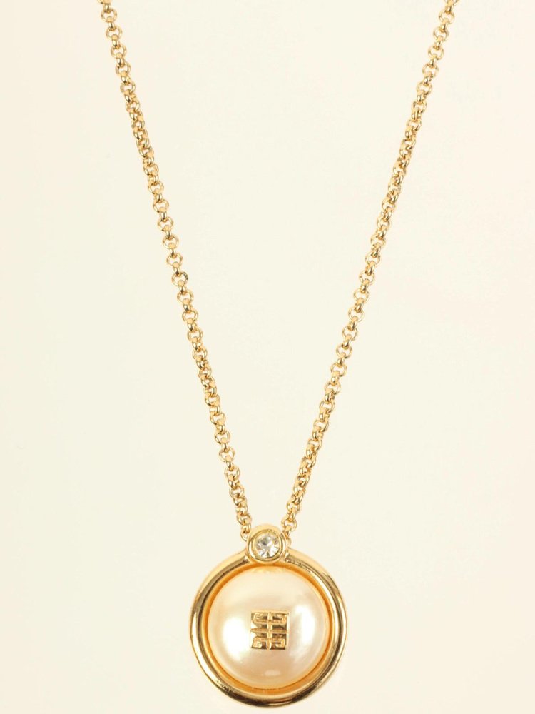 Logo Plate Necklace from Givenchy for sale at Pamono