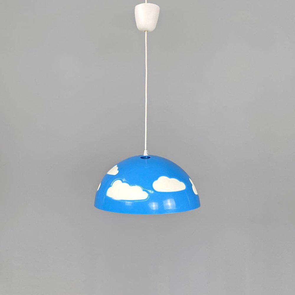 Swedish Postmodern Light Blue Ceiling Lamp by Henrik Preutz for Ikea ...