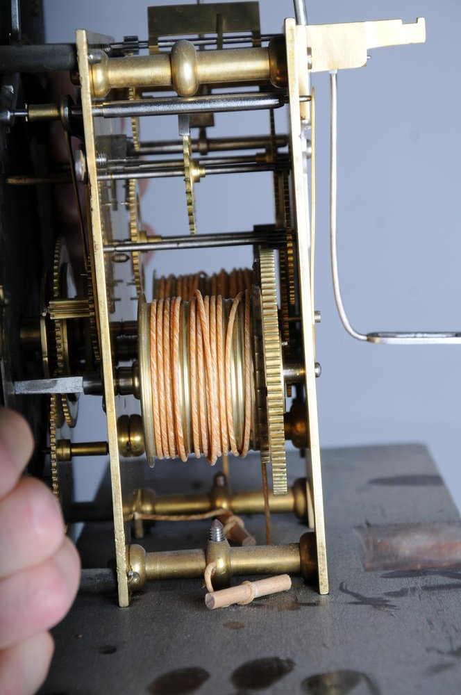 Antique English Grandfather Clock in Mahogany, 18th Century for sale at ...