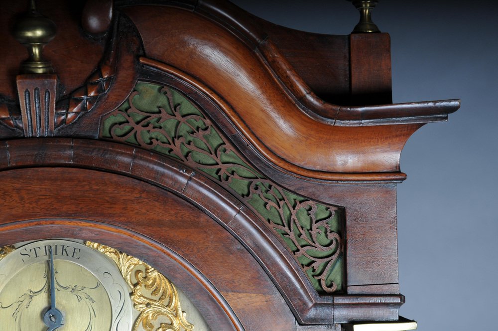 Antique English Grandfather Clock in Mahogany, 18th Century for sale at ...