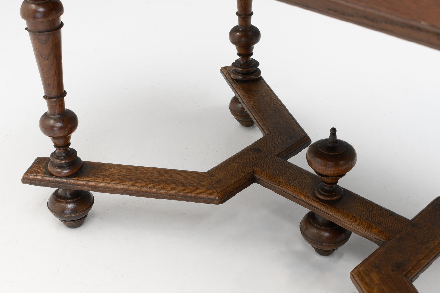 Antique Stretcher Table, 1850 for sale at Pamono