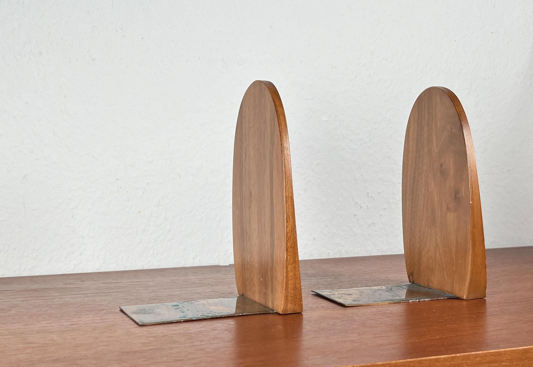 Mid-Century Scandinavian Bookends in Wood, 1960s, Set of 2 for sale at ...