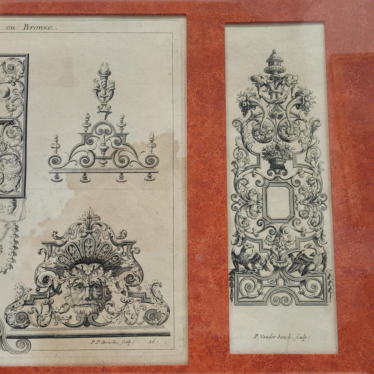 French Artist, Renaissance Style Repertoire of Grotesques, 18th Century ...