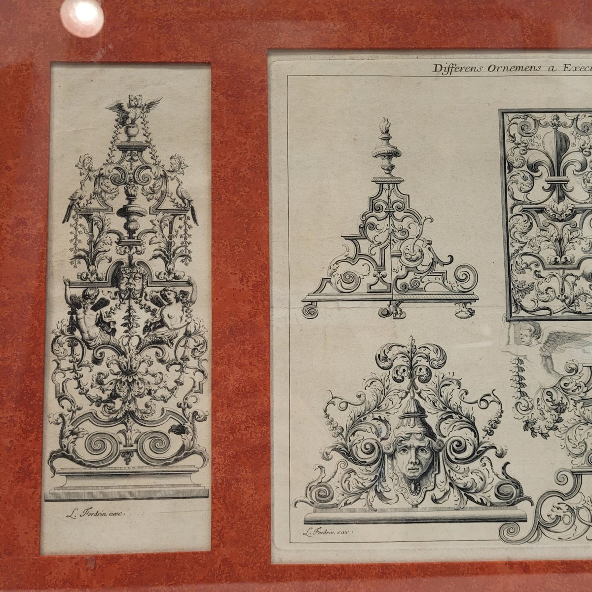 French Artist, Renaissance Style Repertoire of Grotesques, 18th Century ...
