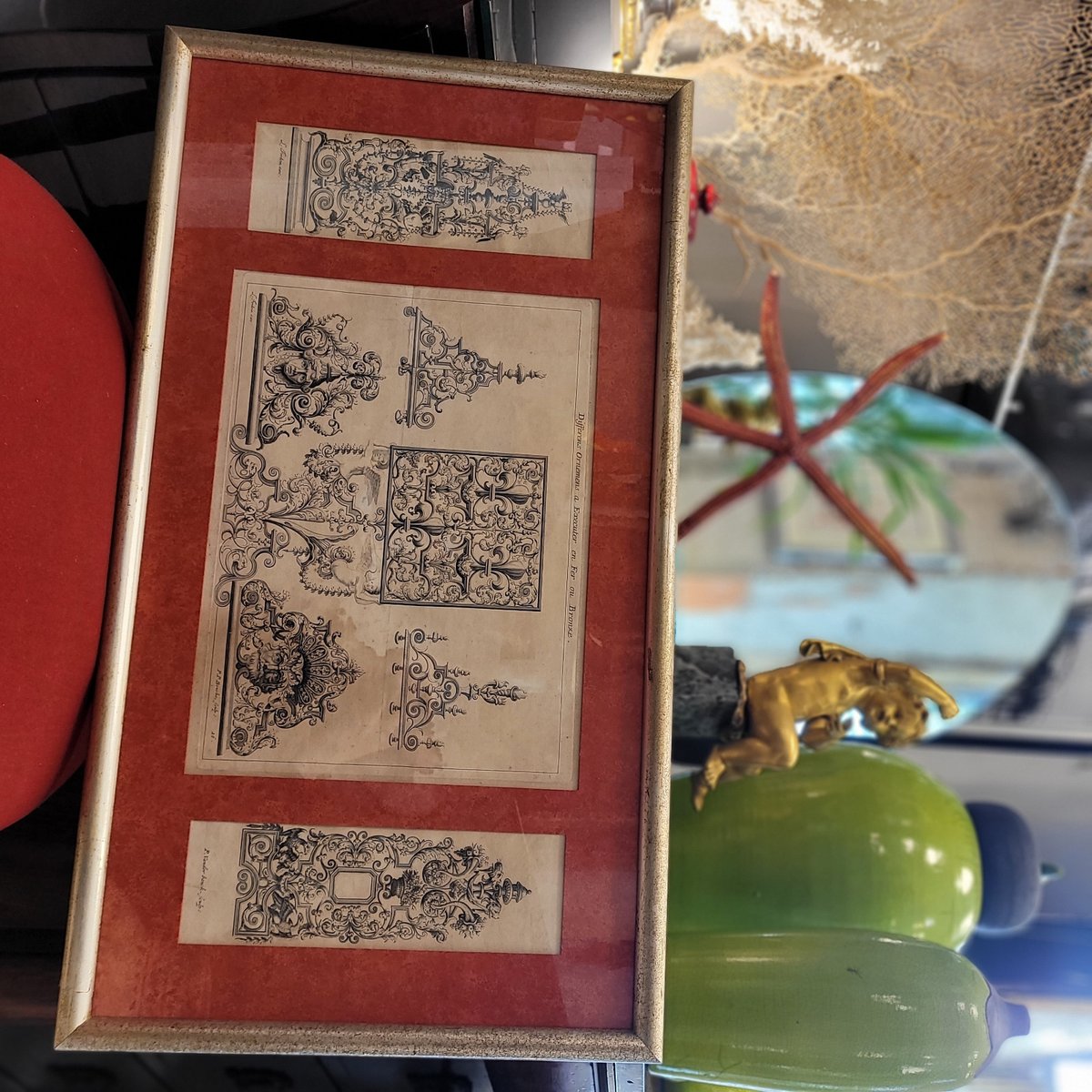 French Artist, Renaissance Style Repertoire of Grotesques, 18th Century ...