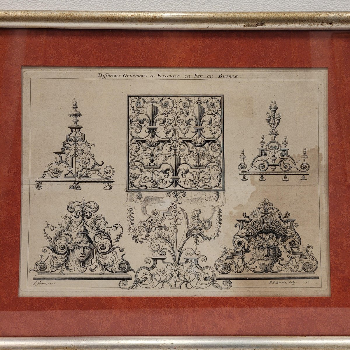 French Artist, Renaissance Style Repertoire of Grotesques, 18th Century ...