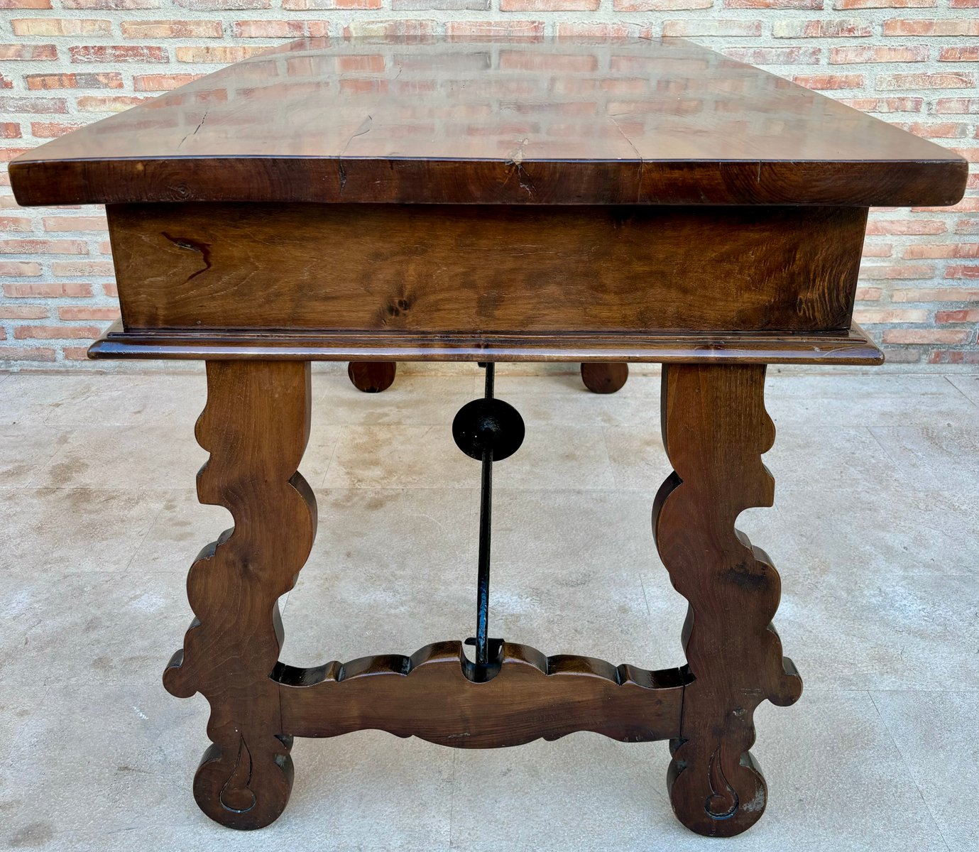 Antique Baroque Spanish Desk Table for sale at Pamono