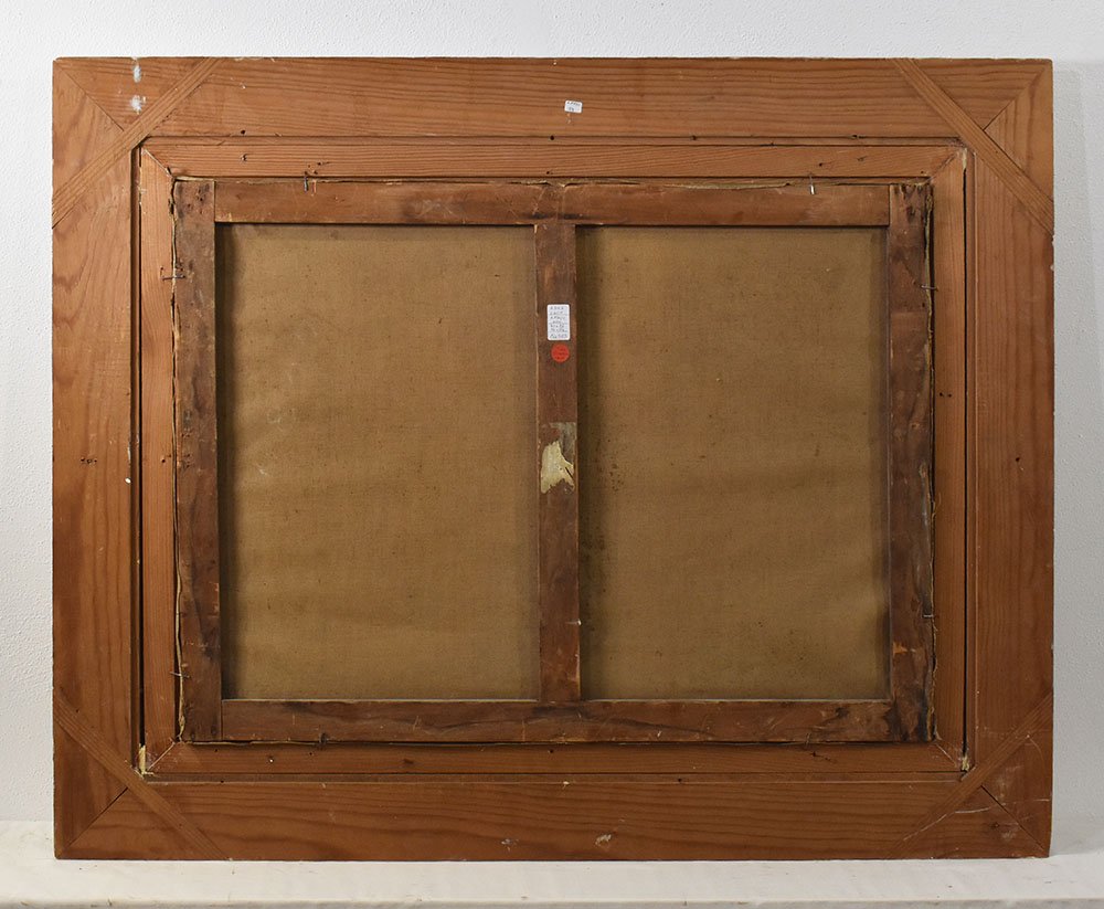 Marie Didiére Calvés, Dogs Portrait, Oil Painting on Canvas, Early 20th ...