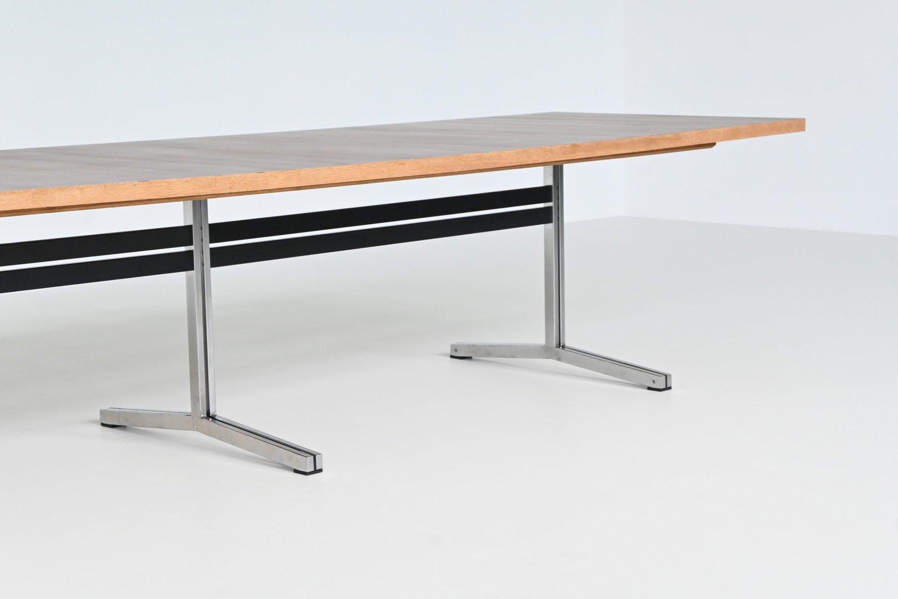 Large Dutch Dining Table by Theo Tempelman, 1960 for sale at Pamono