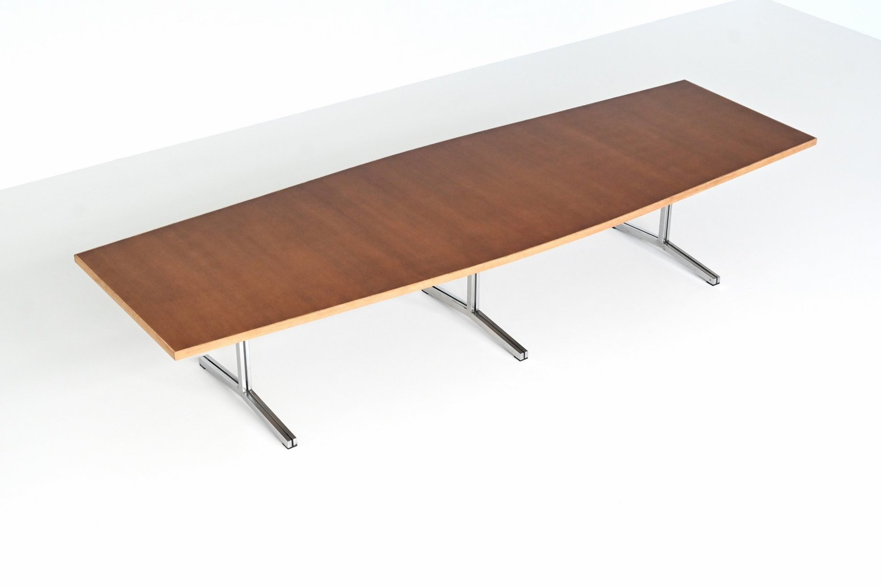 Large Dutch Dining Table by Theo Tempelman, 1960 for sale at Pamono