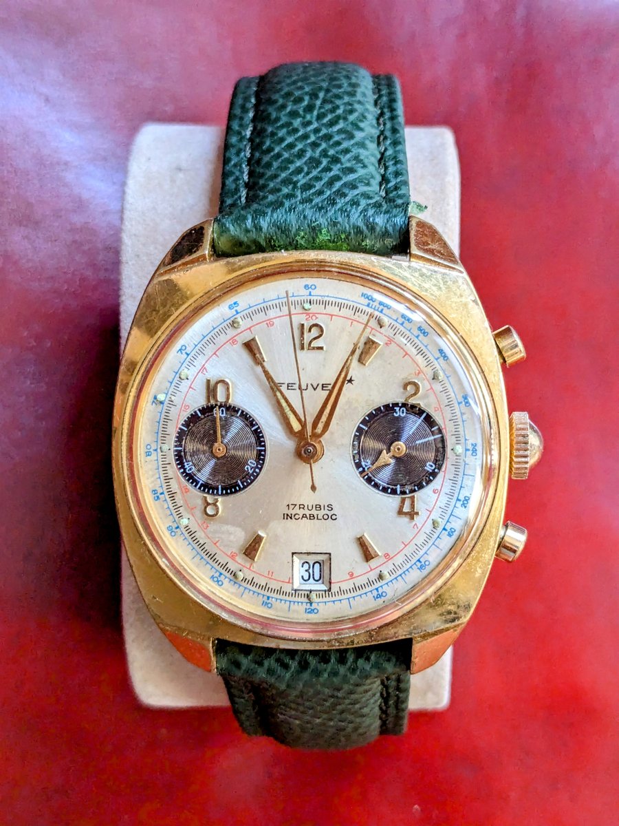 Vintage Mechanical Chronograph Watch, 1970s for sale at Pamono
