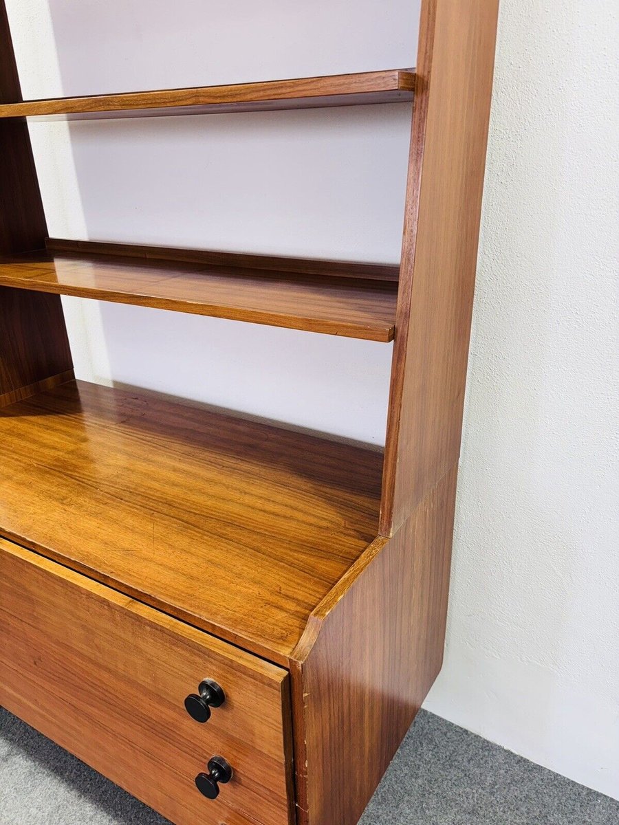 Vintage Bookcase in Teak, 1960s for sale at Pamono