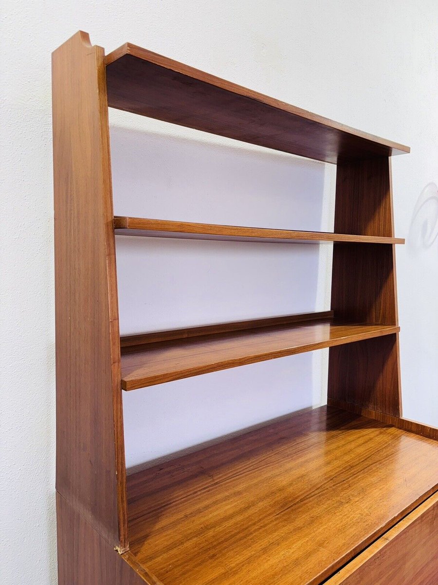 Vintage Bookcase in Teak, 1960s for sale at Pamono