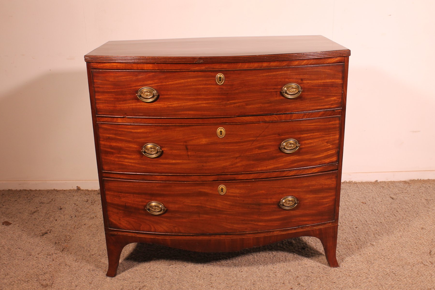 Small Regency Domed Mahogany Commode, 1800 for sale at Pamono