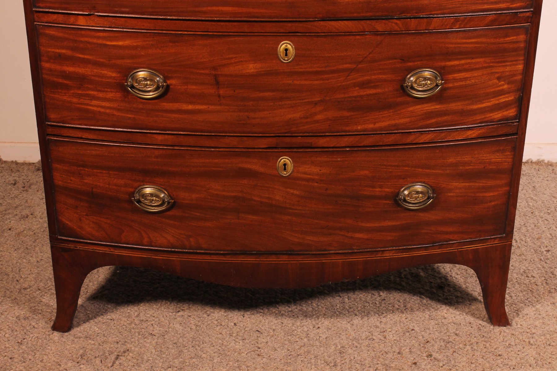 Small Regency Domed Mahogany Commode, 1800 for sale at Pamono