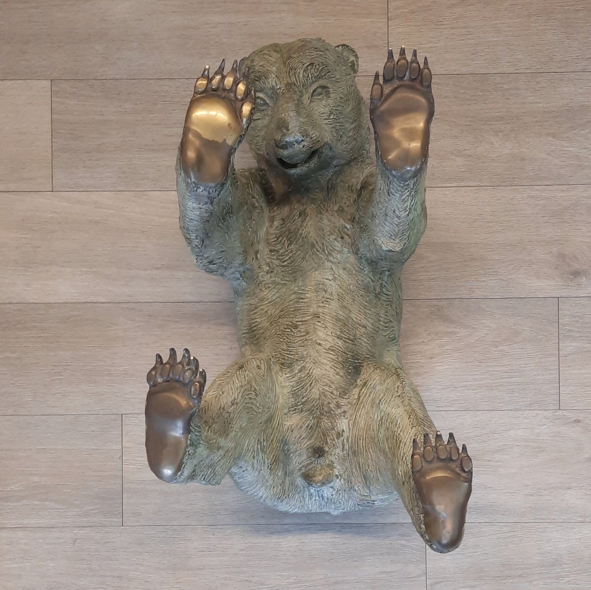 Bronze Bear Coffee Table, 1970s for sale at Pamono