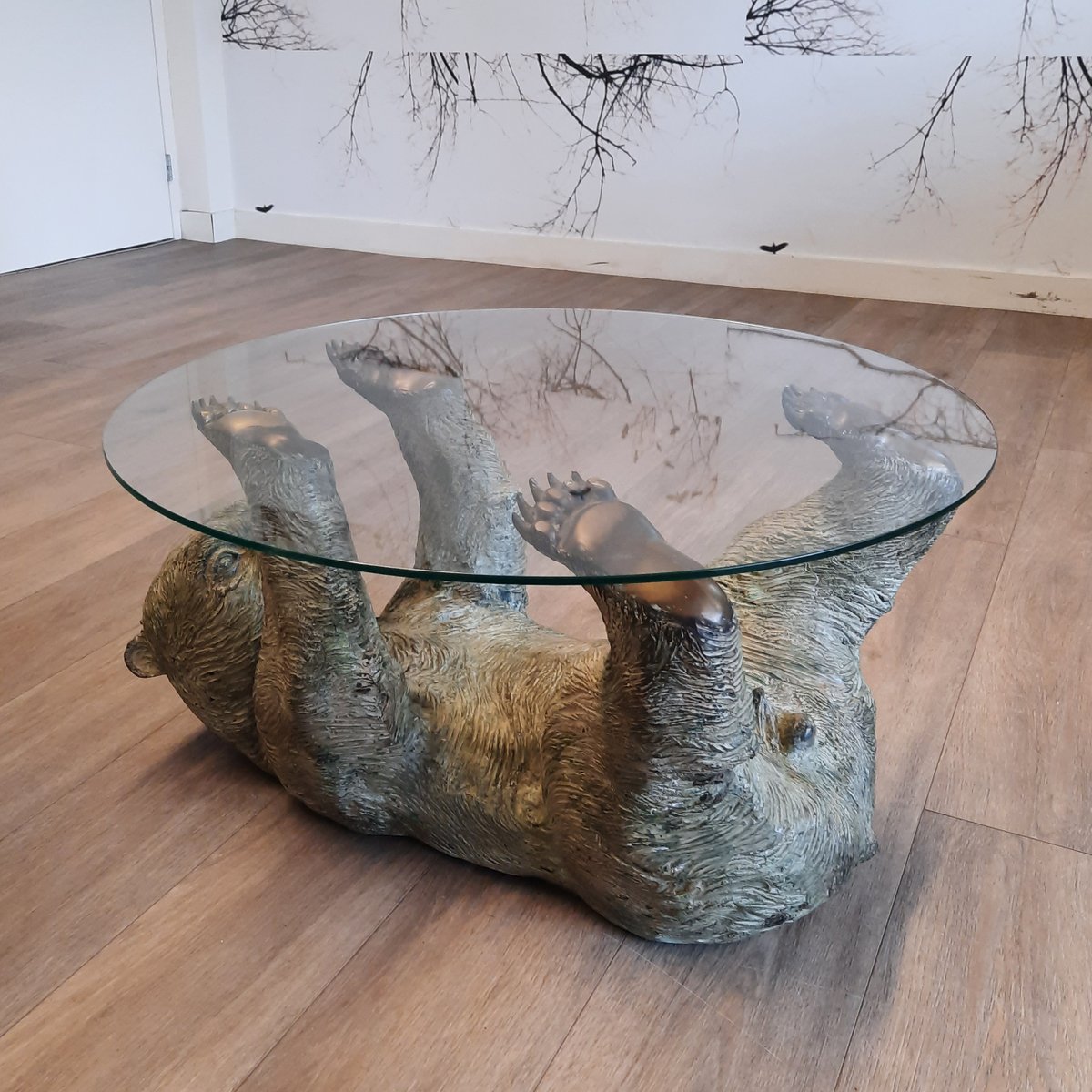 Bronze Bear Coffee Table, 1970s for sale at Pamono