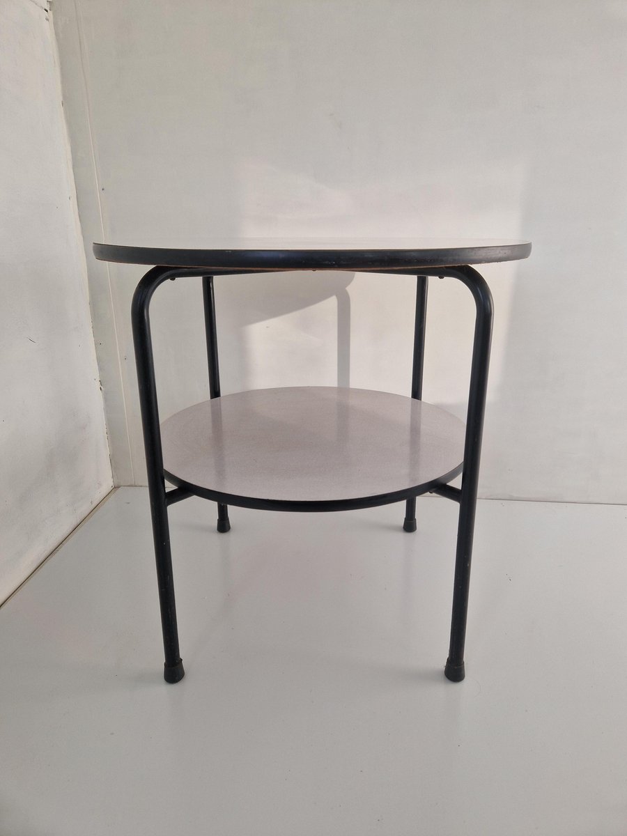 Bauhaus Tubular Side Table with Formica Top, 1950s for sale at Pamono