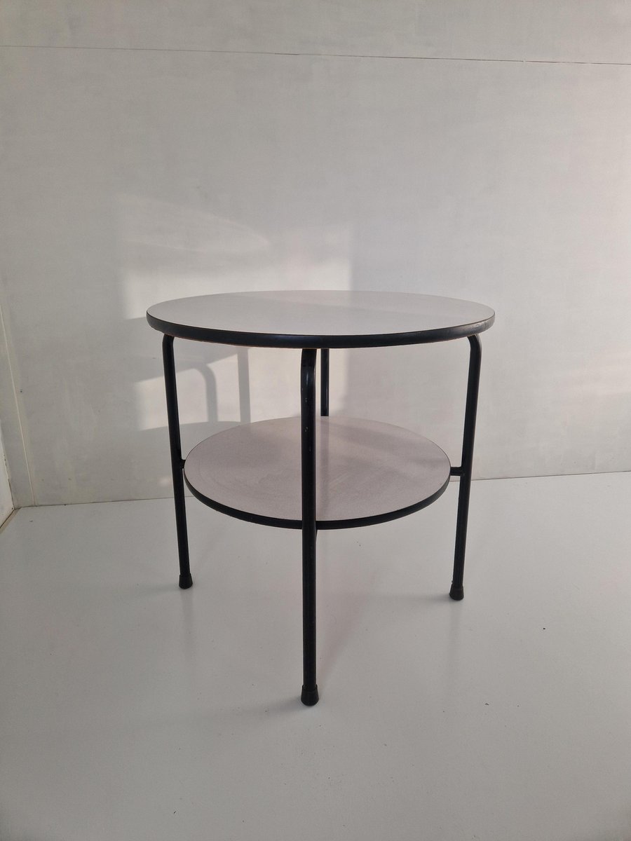 Bauhaus Tubular Side Table with Formica Top, 1950s for sale at Pamono