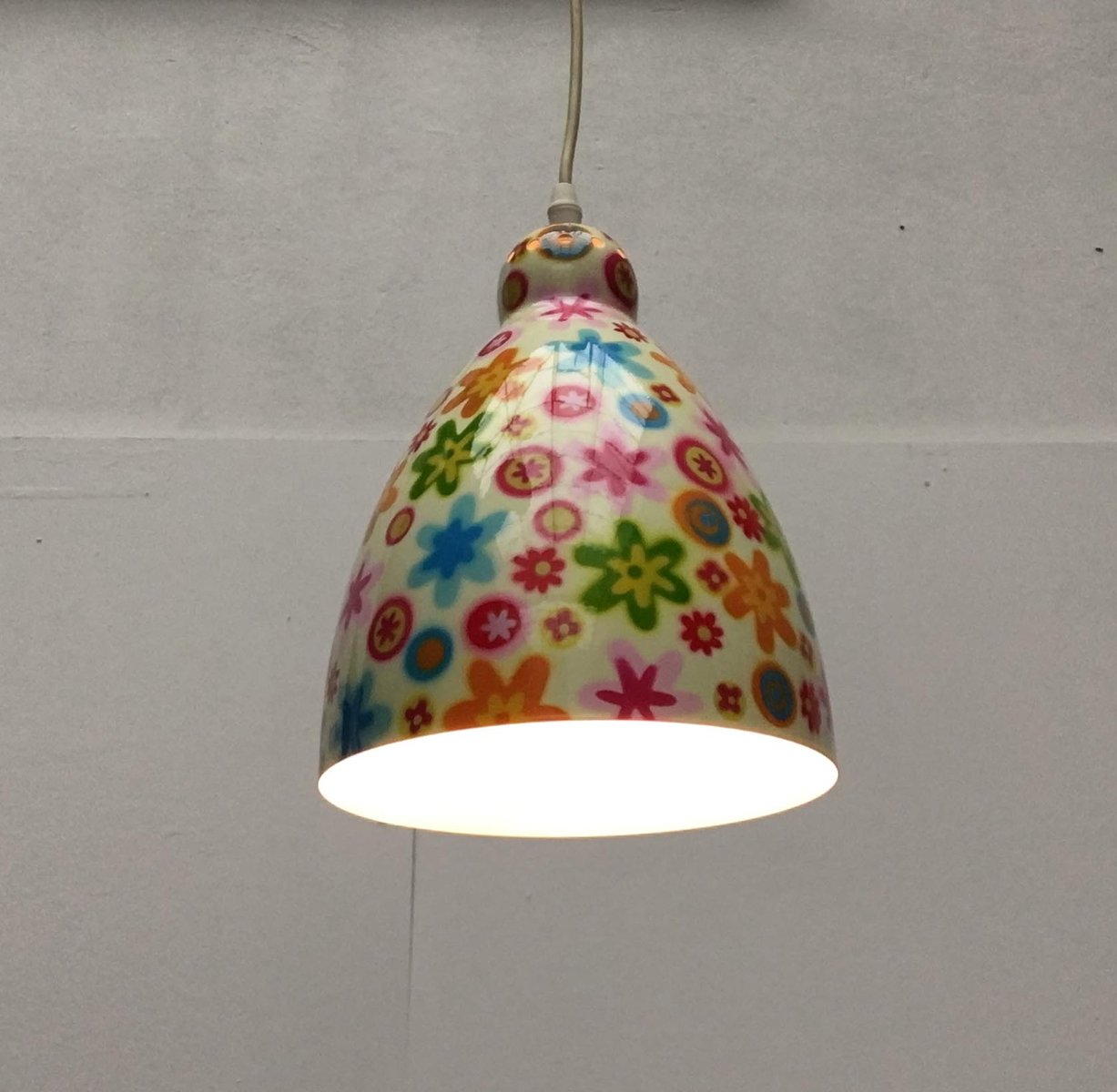 Vintage French Postmodern Pendant Lamp from Pylones, Paris, 1990s for ...