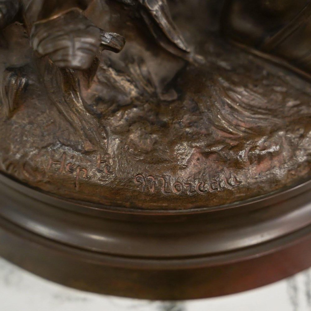 Bronze Sculpture attributed to Hippolyte Moreau, 1900s for sale at Pamono