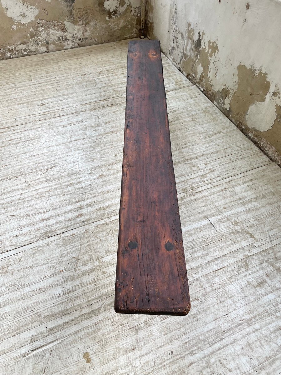 Brutalist Pine Mountain Bench, 1920s for sale at Pamono