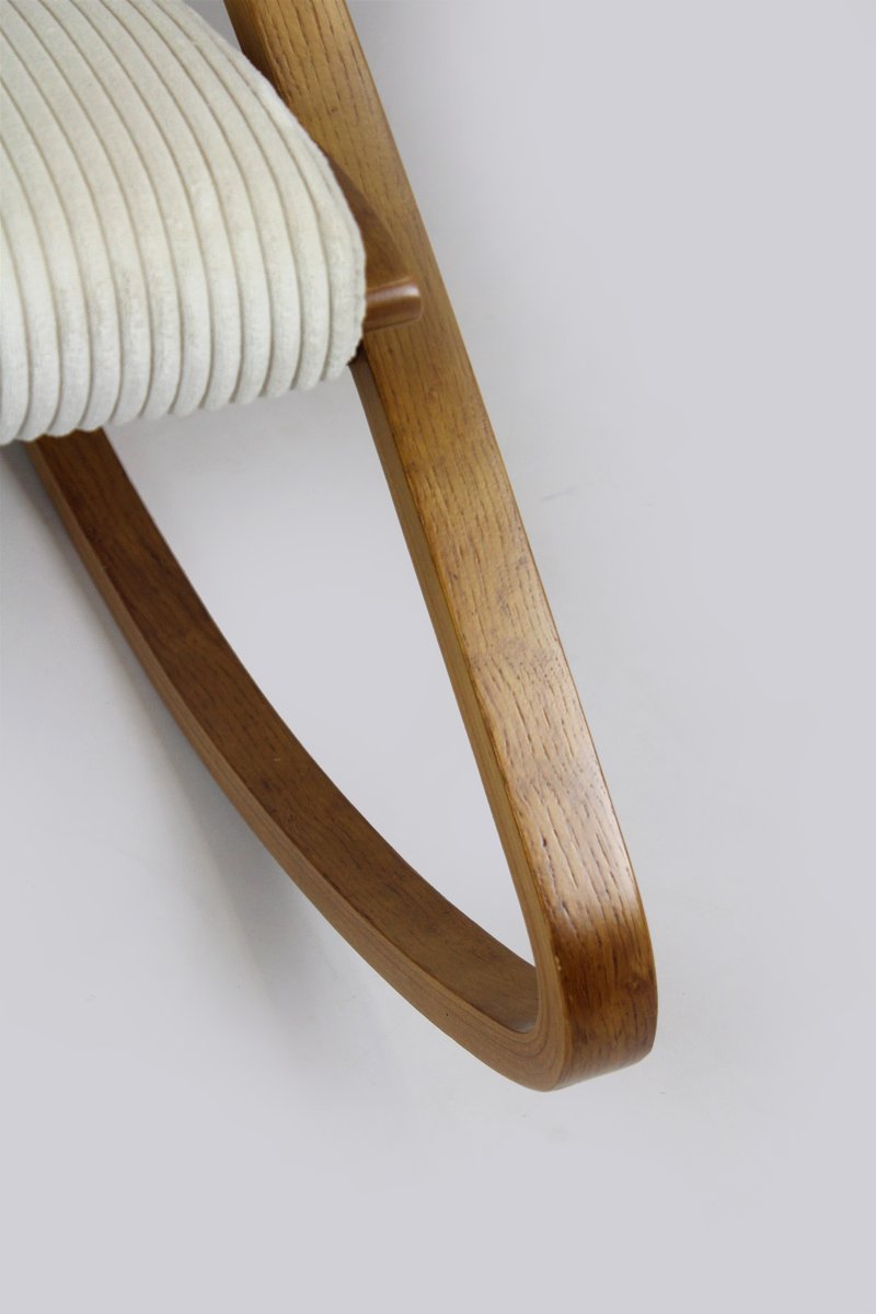 Mid-Century Plywood Rocking Chair by Ludvik Volak for Drevopodnik ...
