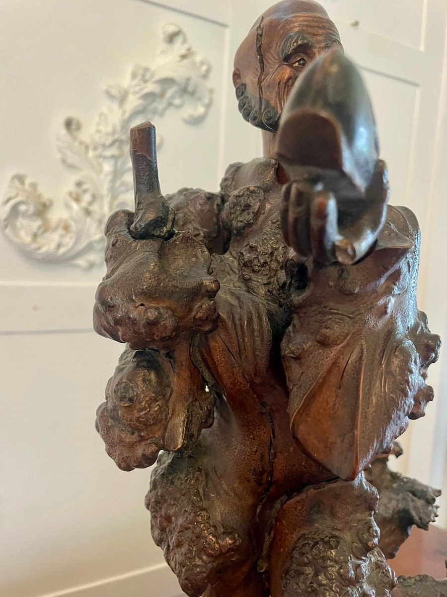 19th Century Chinese Root Carving, 1860s for sale at Pamono