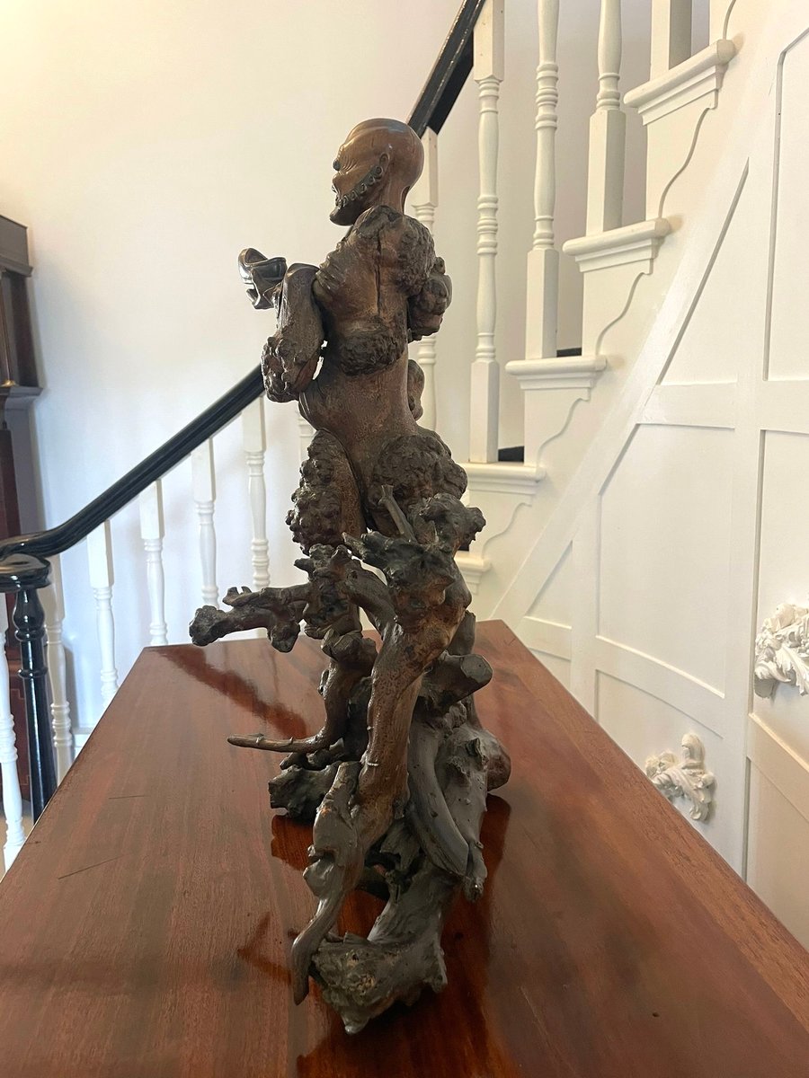 19th Century Chinese Root Carving, 1860s for sale at Pamono